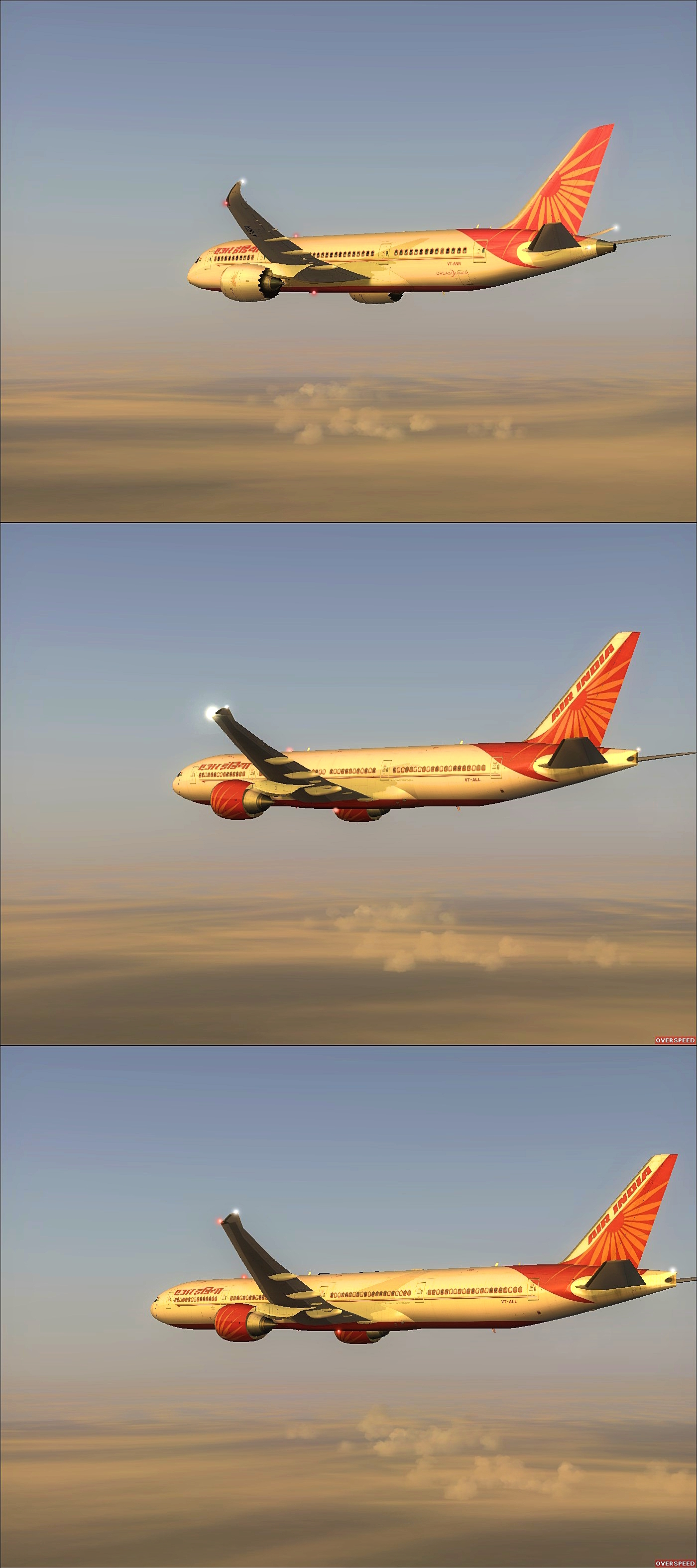 More images for Air+India+Boeing+777-200LR%2F+777-300ER%2F+787-8+High+Quality+Package