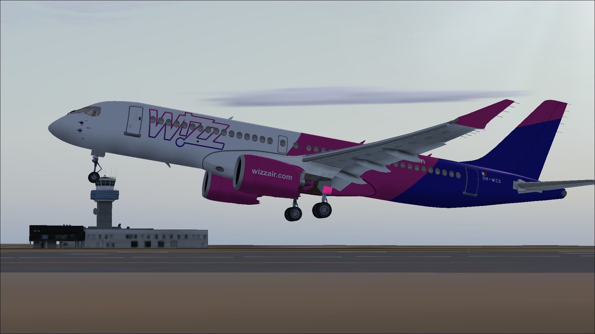 More images for VirtualCol+Airbus+A220-300+Wizz+Air+4+Pack+Textures+ ...