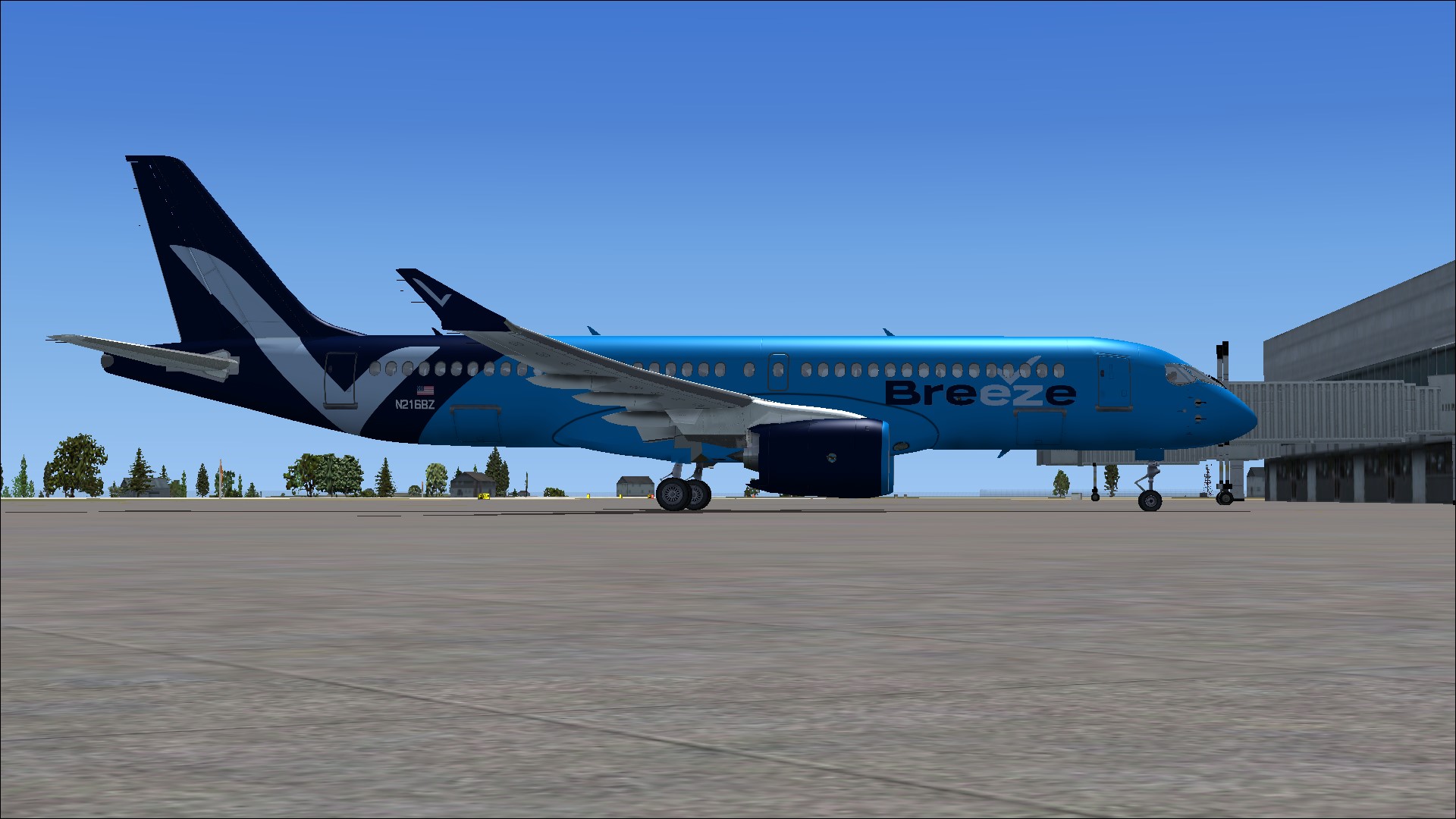 More images for VirtualCol+Airbus+A220-300+Breeze+Airways+Textures