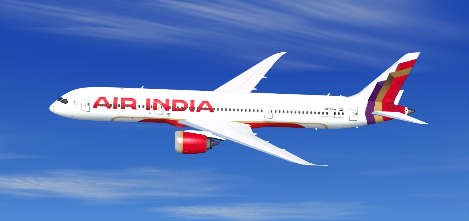 More images for FSX+Air+India+Boeing+787-9+AGS-5GC