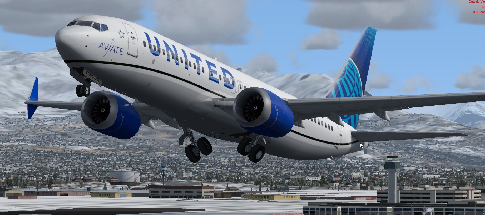 More images for FSX%2FP3D+Boeing+737+Max+8+United+Airlines+%27Aviate%27 ...