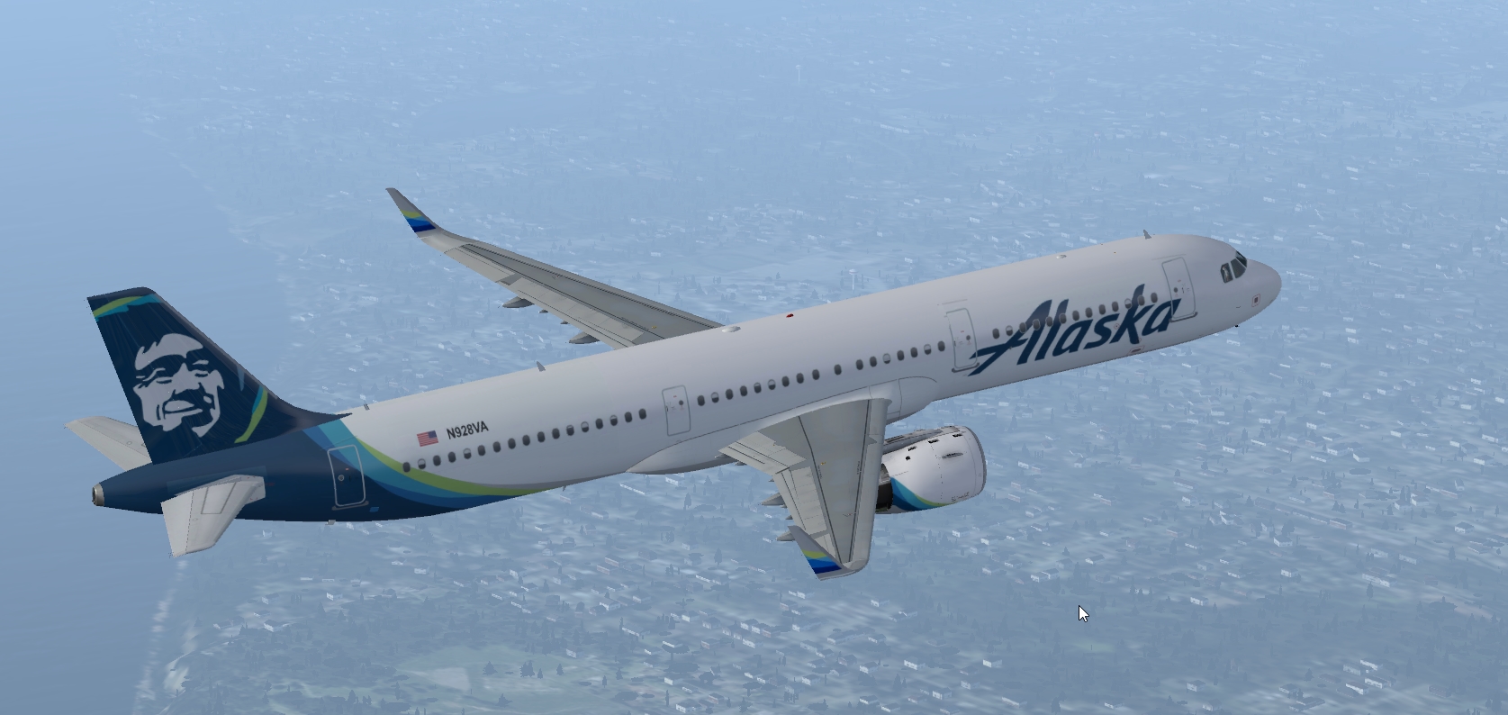 More images for FSX%2FP3D+Airbus+A321+NEO+Alaska+Airlines+Package