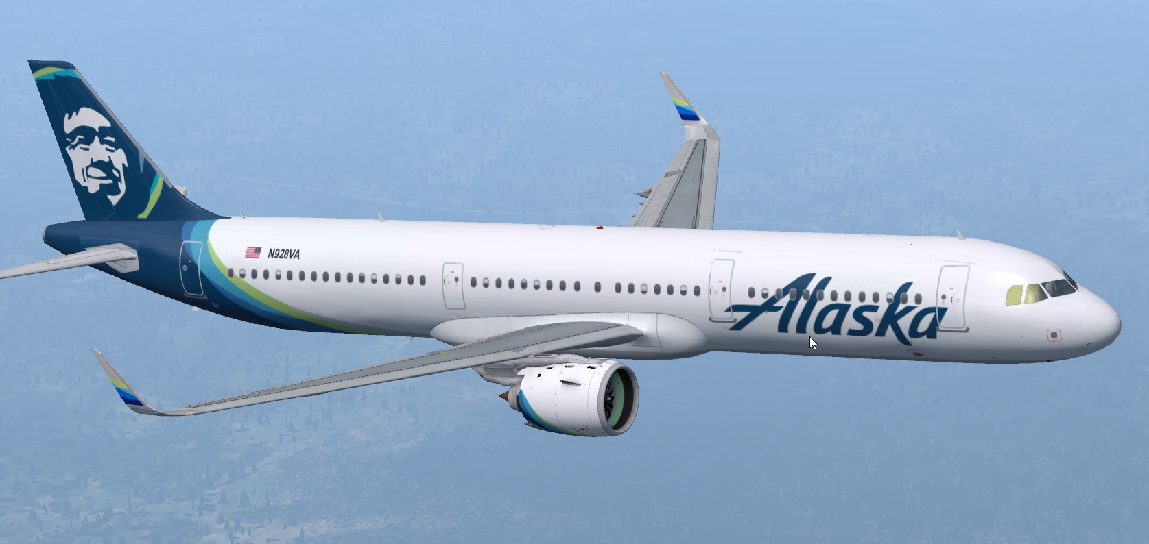 More images for FSX%2FP3D+Airbus+A321+NEO+Alaska+Airlines+Package