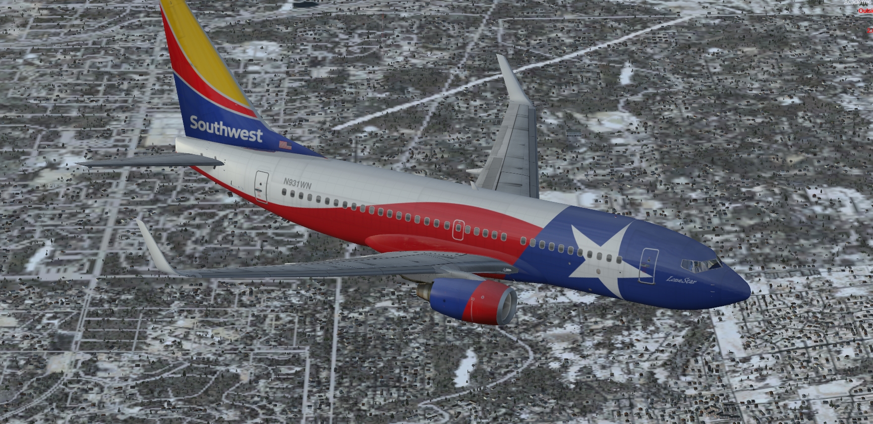 More images for FSX%2FP3D+Boeing+737-700+Southwest+Airlines+Lone+Star ...