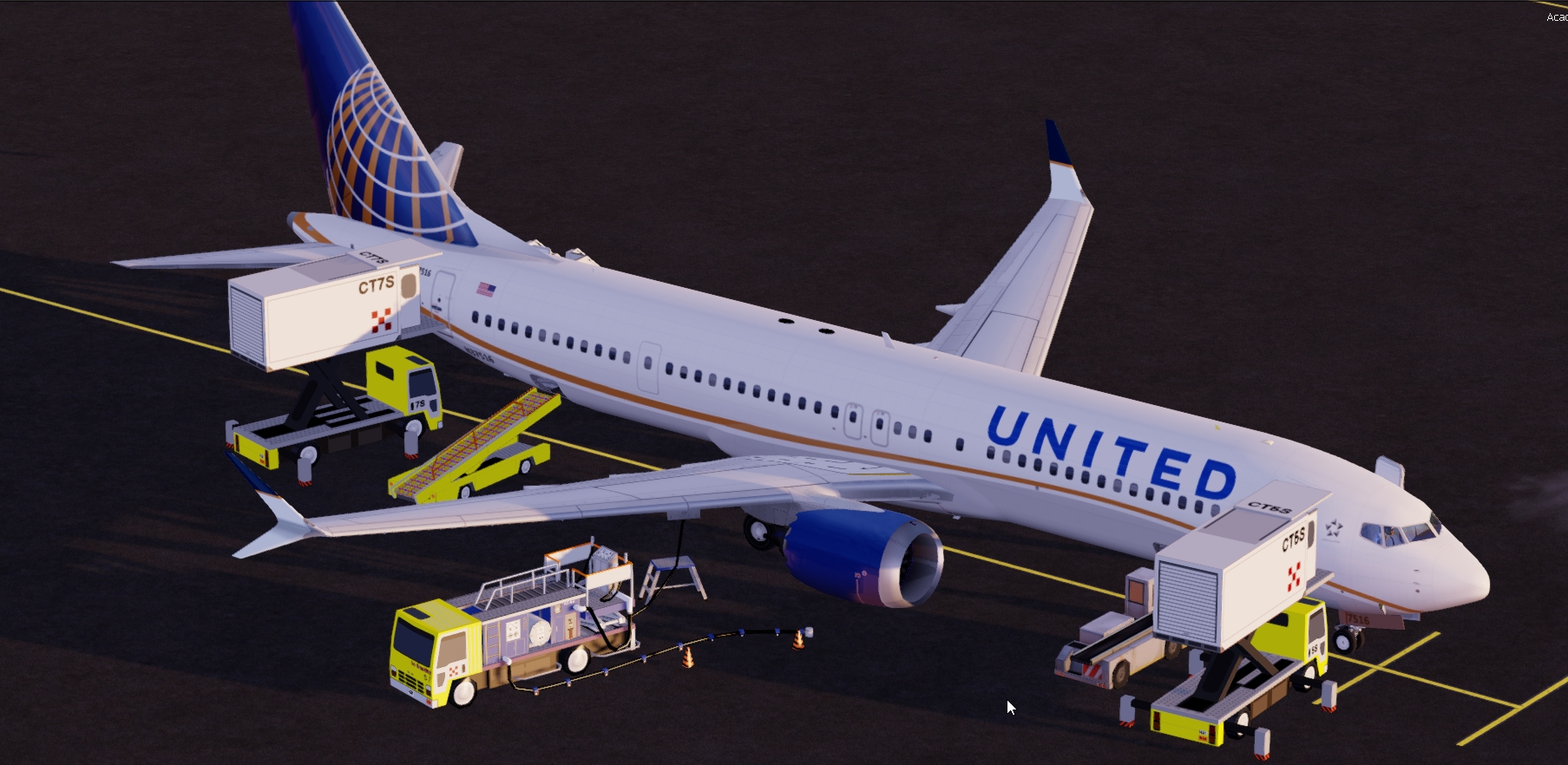 More images for FSX%2FP3D+Boeing+737-Max+9+United+Airlines+package+v2