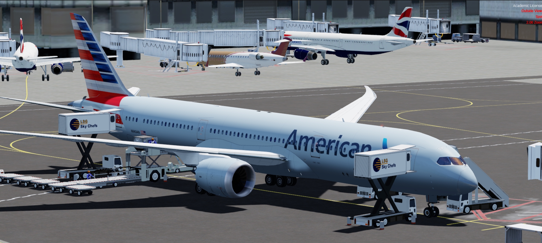 More images for FSX%2FP3D+Boeing+787-9+American+Airlines++package+v3