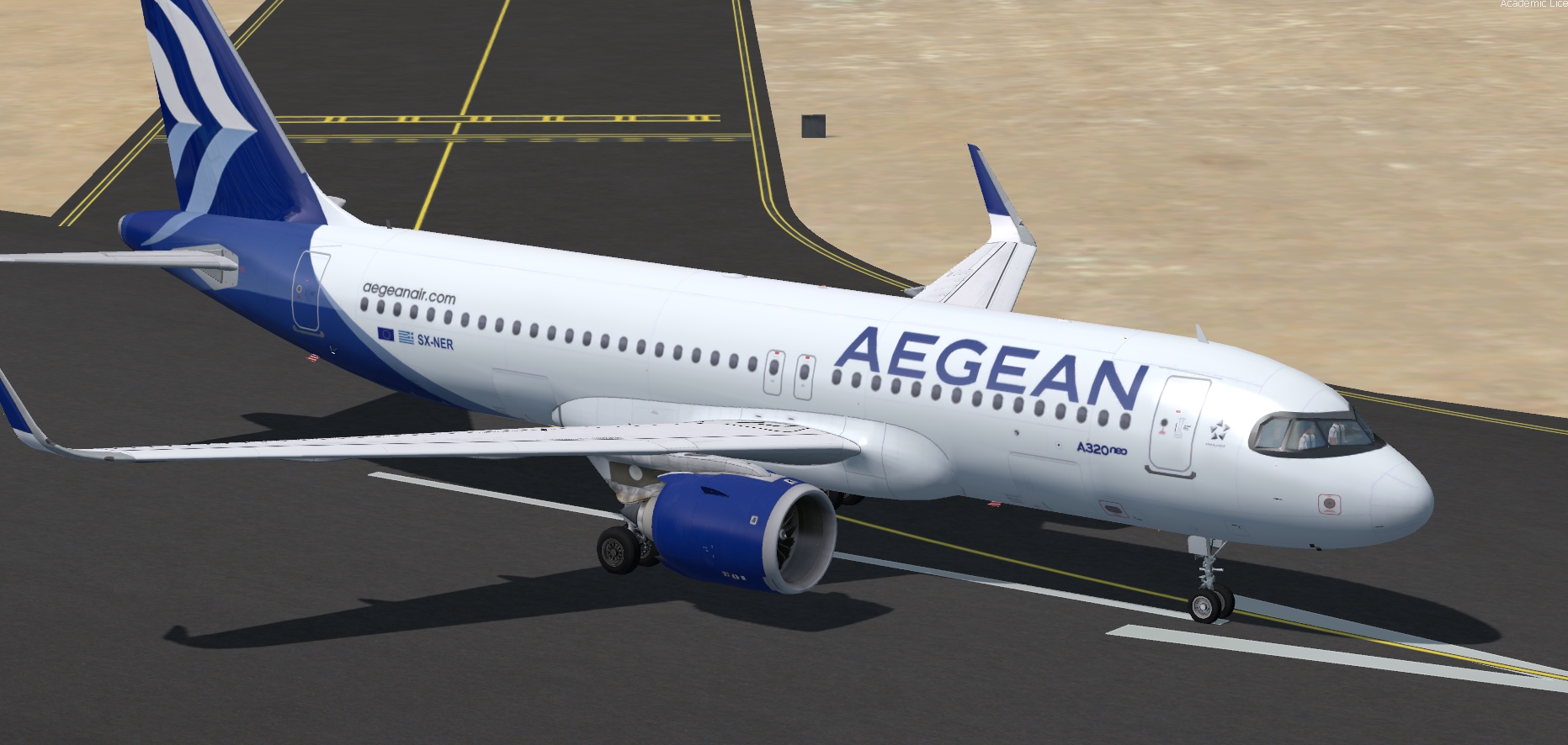 More images for FSX%2FP3D+Airbus+A320neo+Aegean+package.
