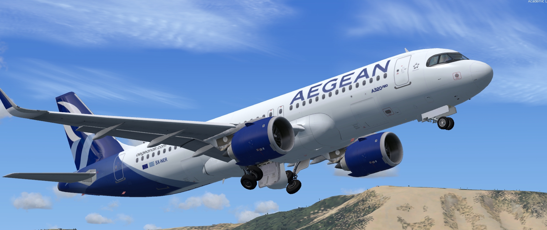 More images for FSX%2FP3D+Airbus+A320neo+Aegean+package.