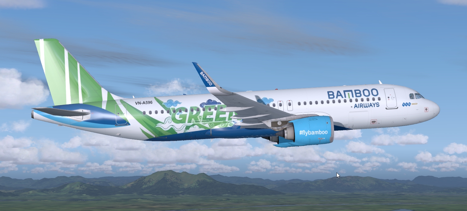 More images for FSX%2FP3D+Airbus+A320NEO+Bamboo+Airways+%27Fly+Green%27 ...