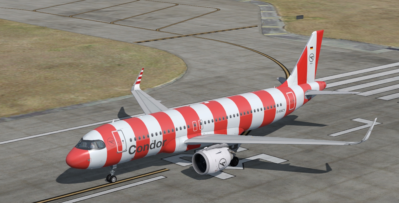 More images for FSX%2FP3D+Airbus+A320NEO+Condor+%27Red++Passion%27+package