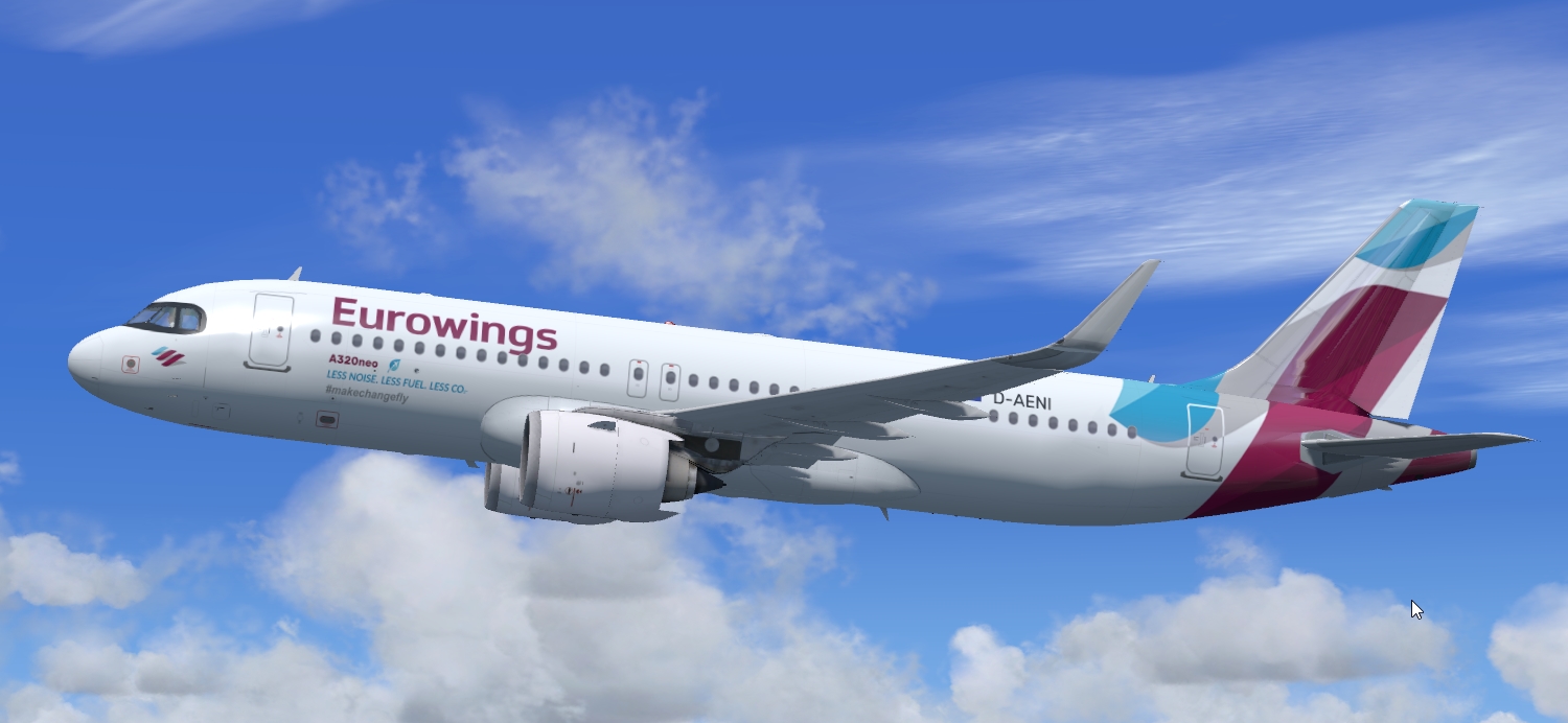 More images for FSX%2FP3D+Airbus+A320NEO+Eurowings+package