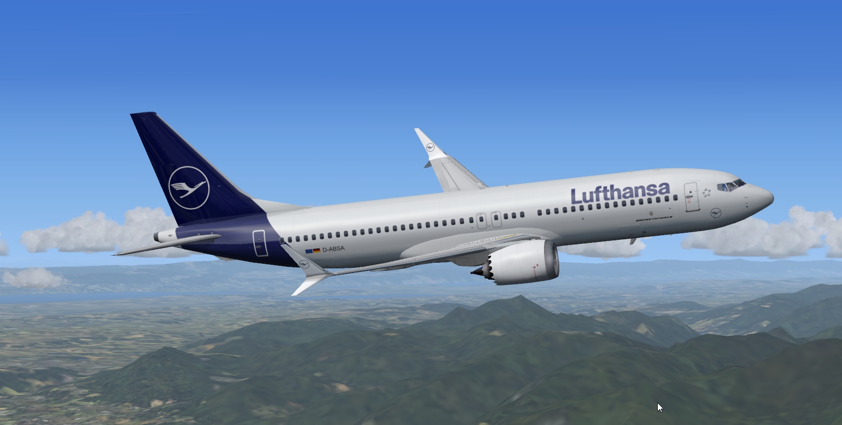 More images for FSX%2FP3D+Boeing+737+Max+8+Lufthansa+Package