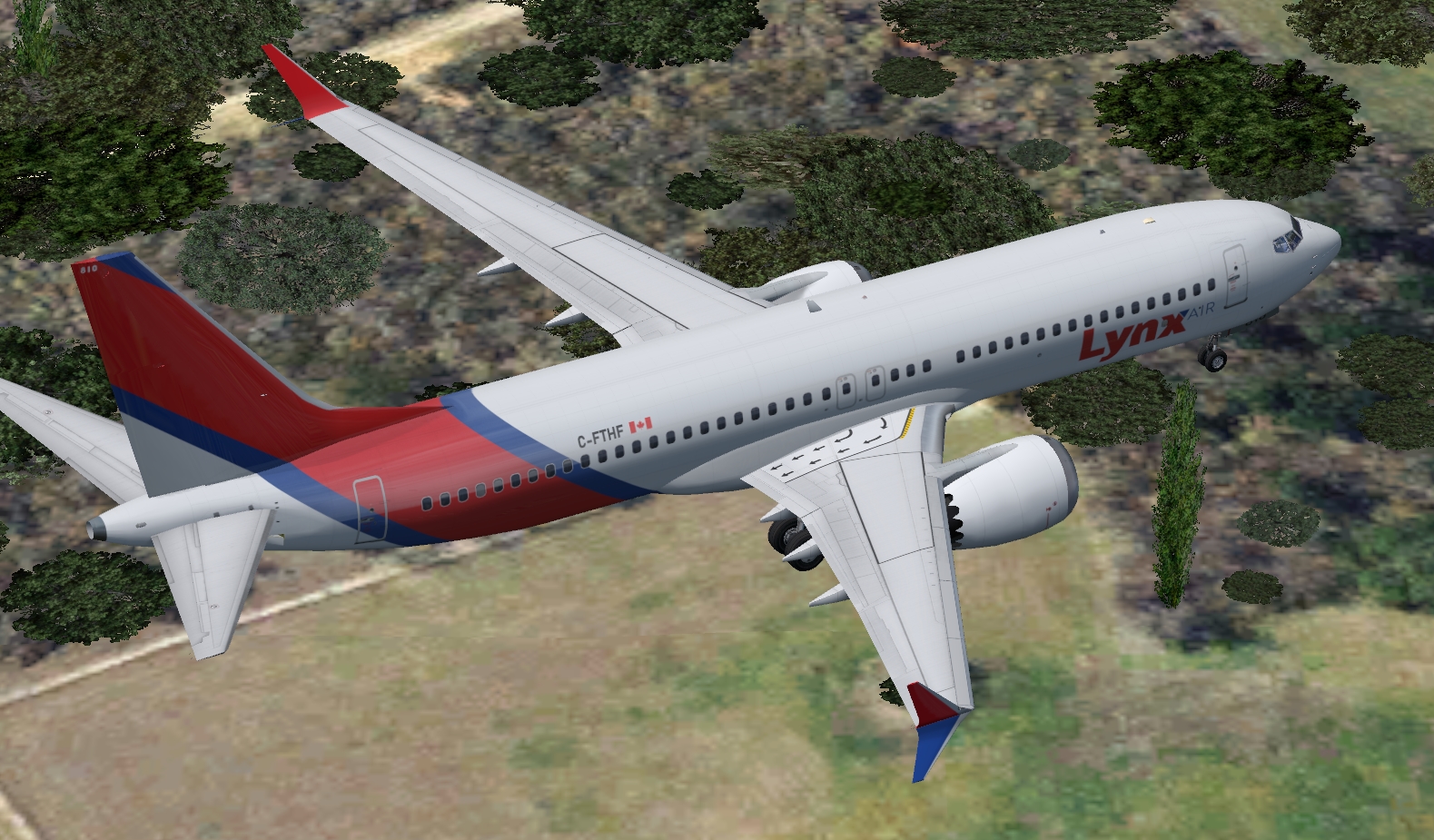 More images for FSX%2FP3D+Boeing+737+Max+8+Lynx+Air+Package