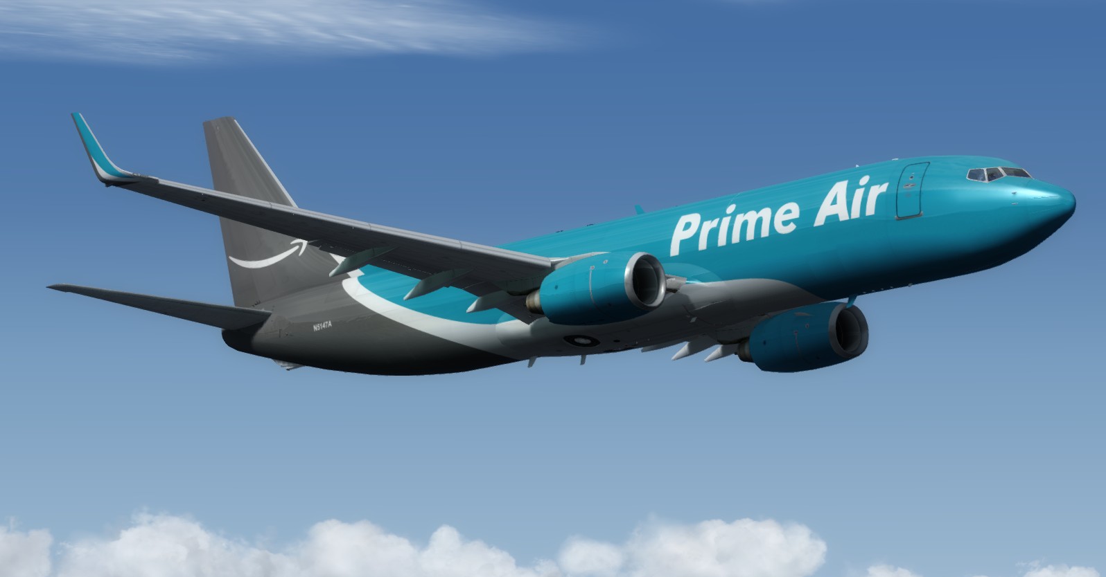 More images for FSX%2FP3D+Boeing+737-800BCF+Amazon+Prime+Air+package+v2