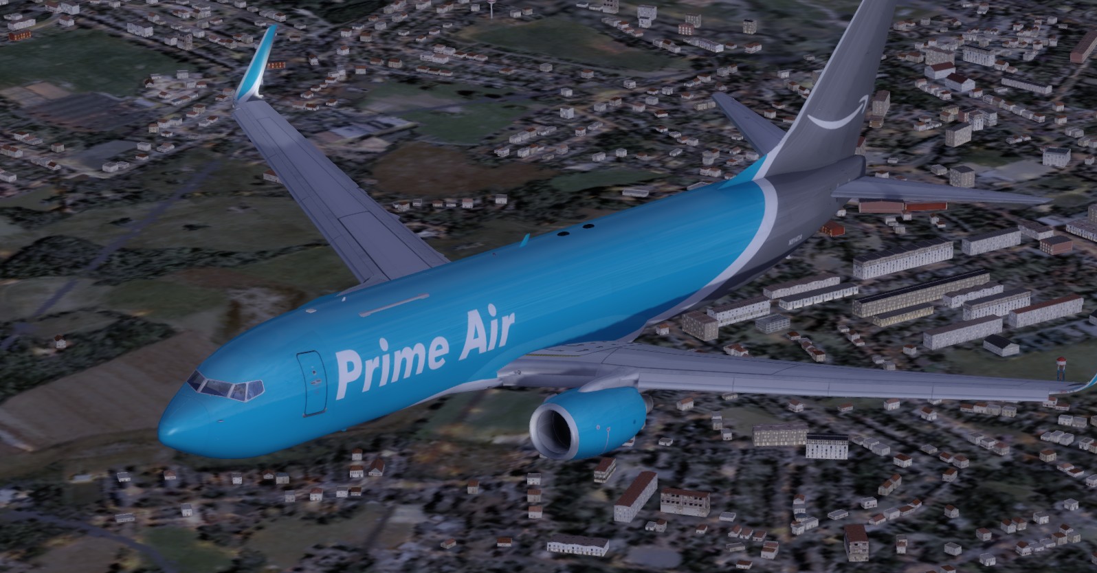 More images for FSX%2FP3D+Boeing+737-800BCF+Amazon+Prime+Air+package+v2