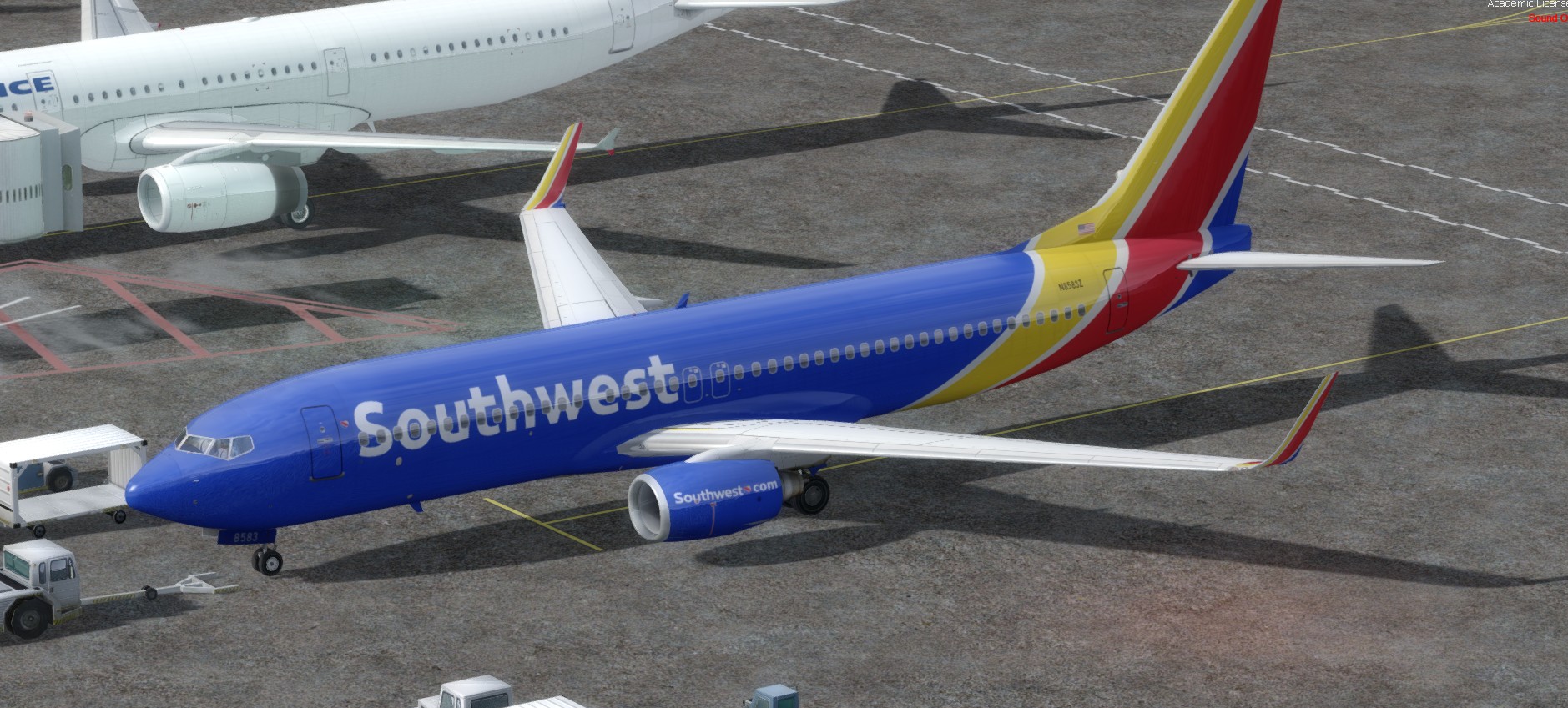 More images for FSX%2FP3D+Boeing+737-800+Southwest+Airlines+package+v2
