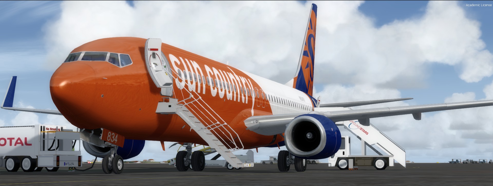 More images for FSX%2FP3D+Boeing+737-800+Sun+Country+Airlines+package+v2