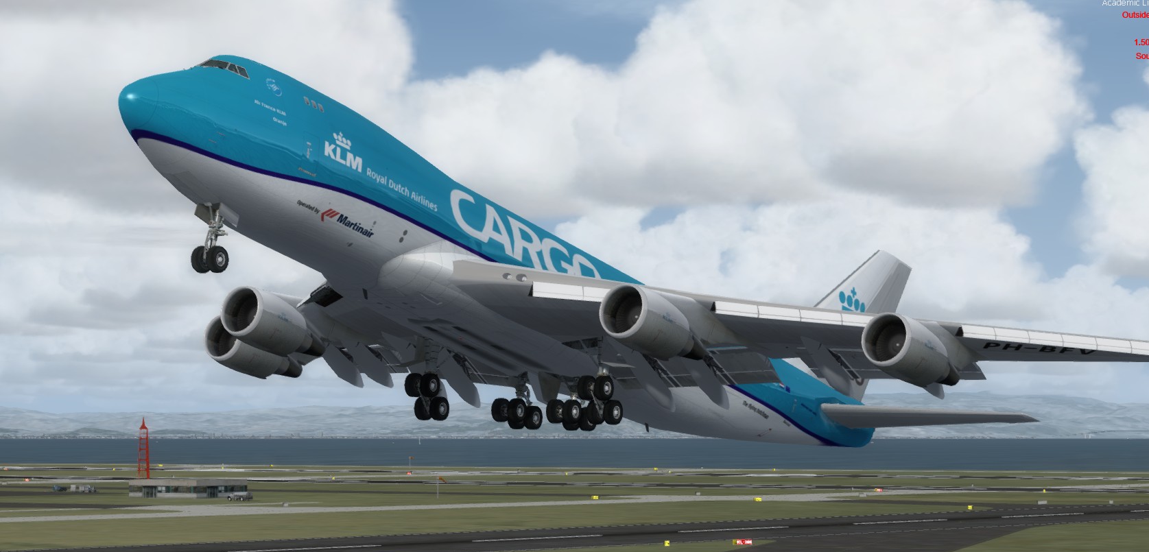 More images for FSX%2FP3D+Boeing+747-400F+KLM+Cargo+package+v2