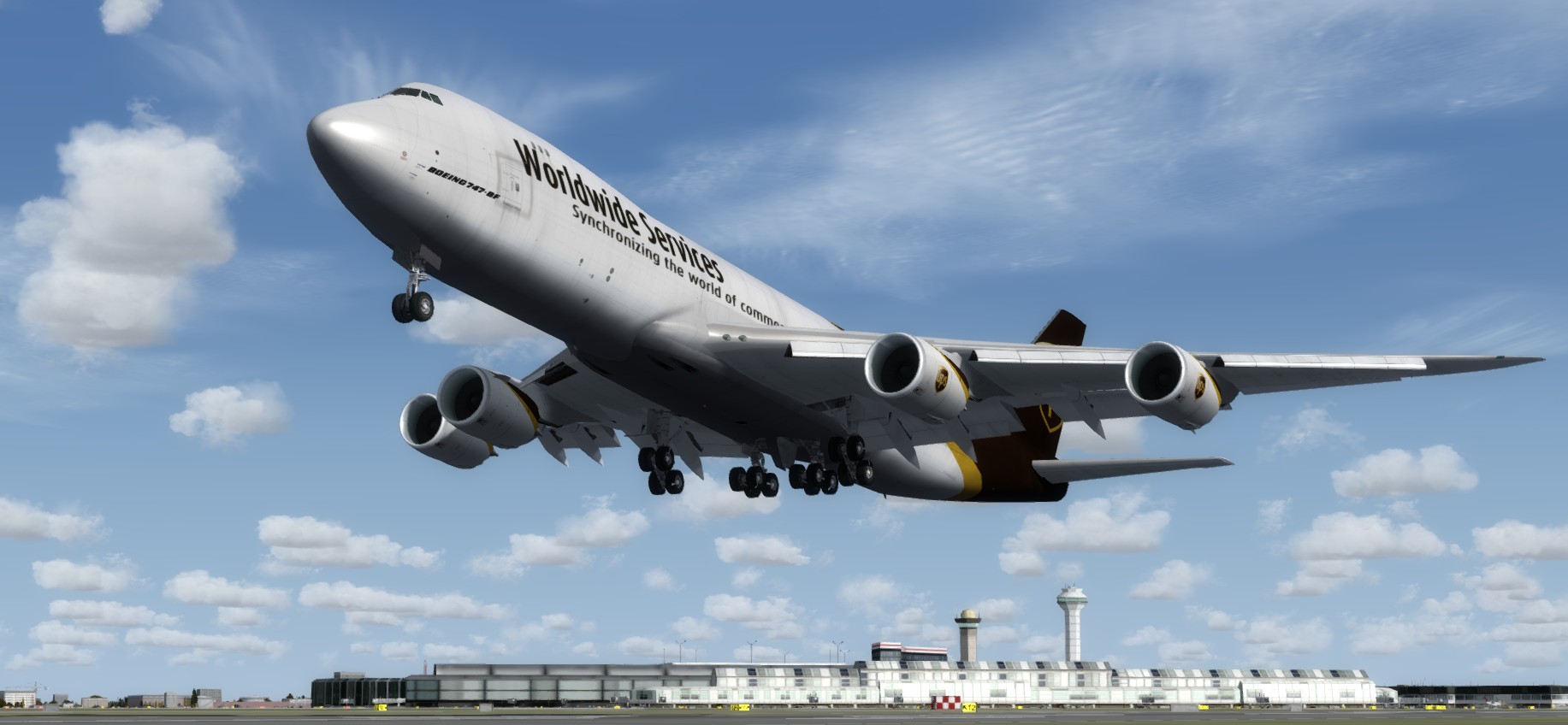 More images for P3D%2FFSX+Boeing+747-8F+UPS+Airlines+package+v2