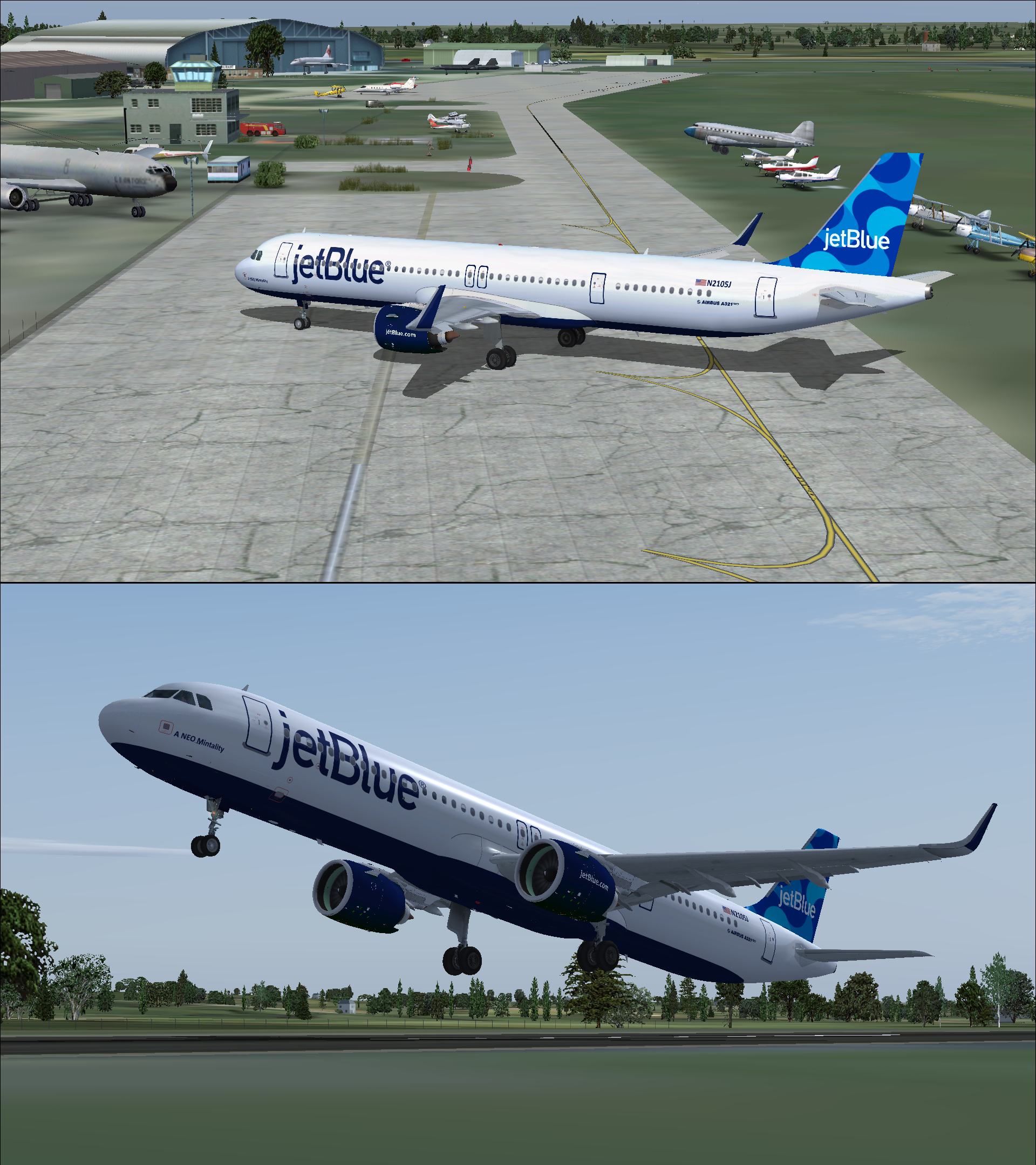 More images for FSX%2FP3D+Airbus+A321-271NX+jetBlue+Multipack+%28incl ...