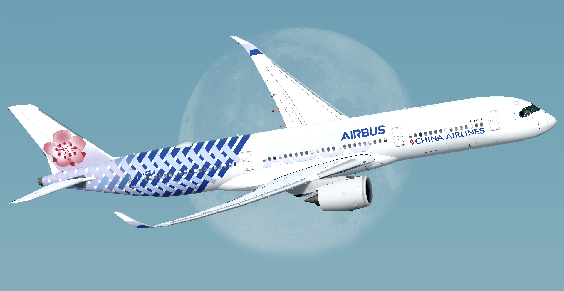 More images for P3D%2FFS2004+TDS+A350-900+China+Airlines+%27Carbon ...