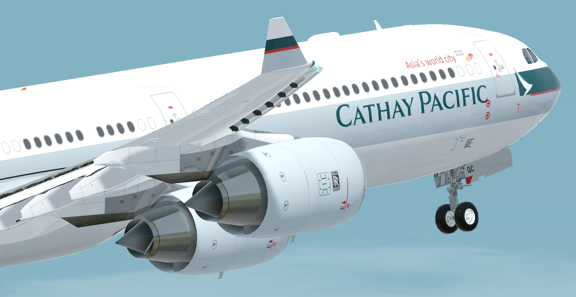 More images for FSX%2FP3D+Cathay+Pacific+%28B-HQC%29+Thomas+Ruth+A340 ...