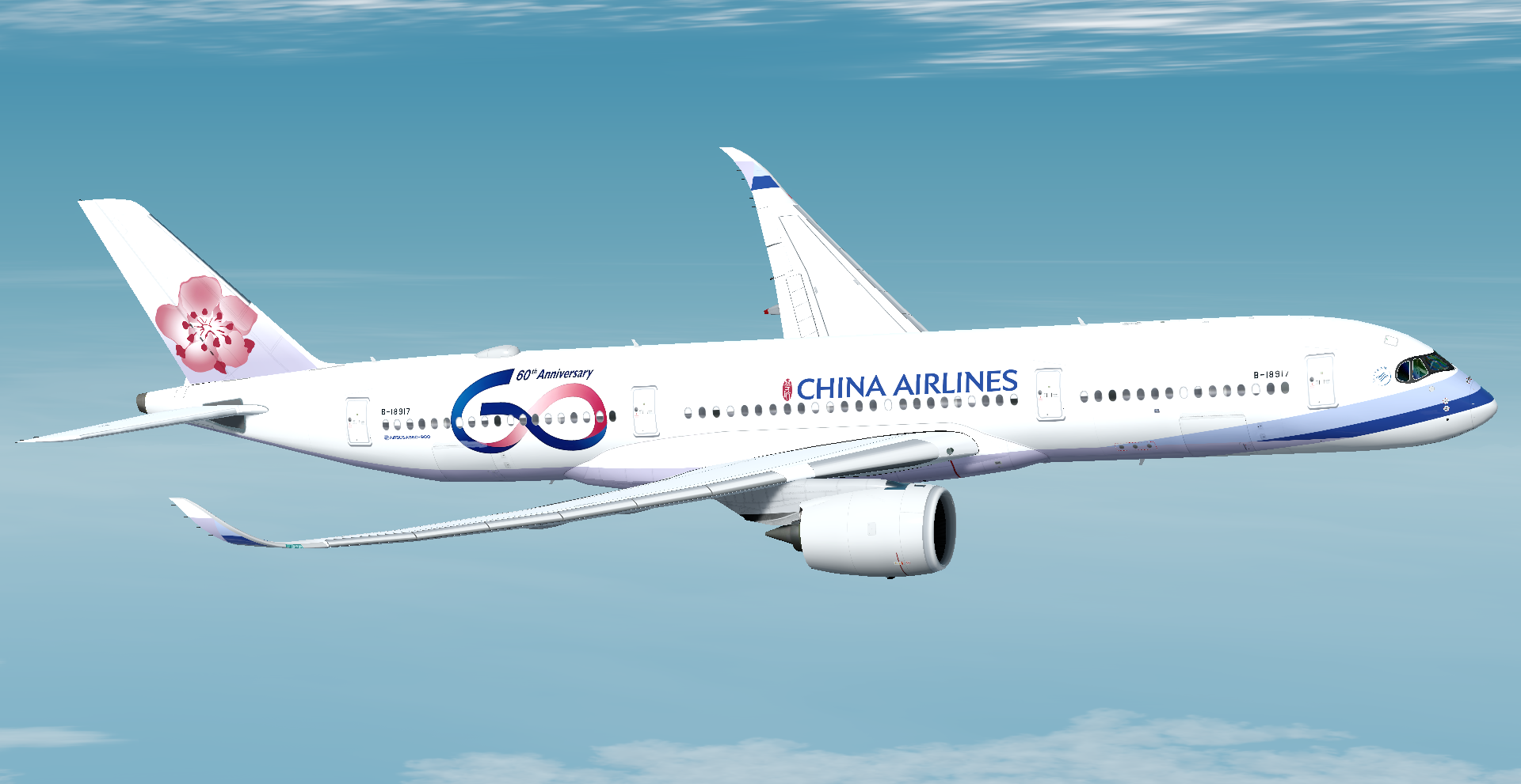 More images for P3D%2FFS2004+TDS+A350-900+China+Airlines+%2760th ...