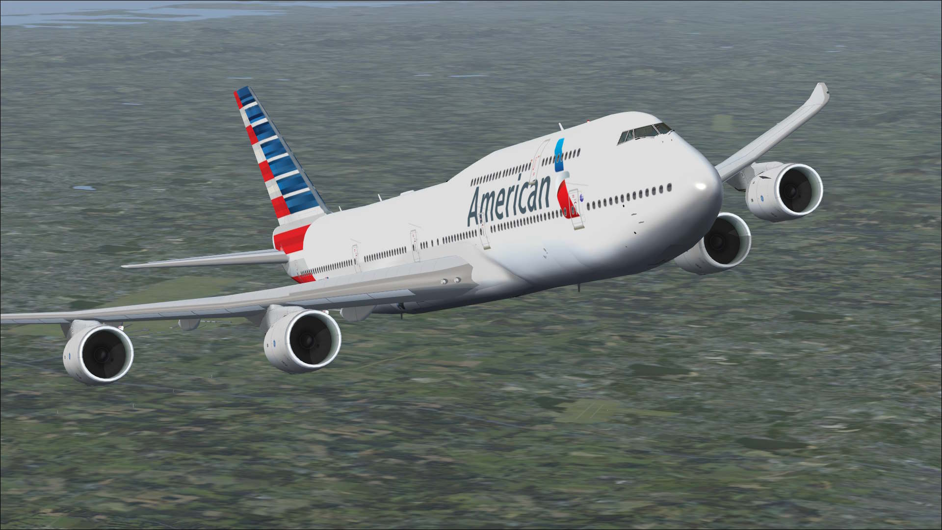 More images for FSX%2FP3D+American+Airlines+Boeing+747-8i