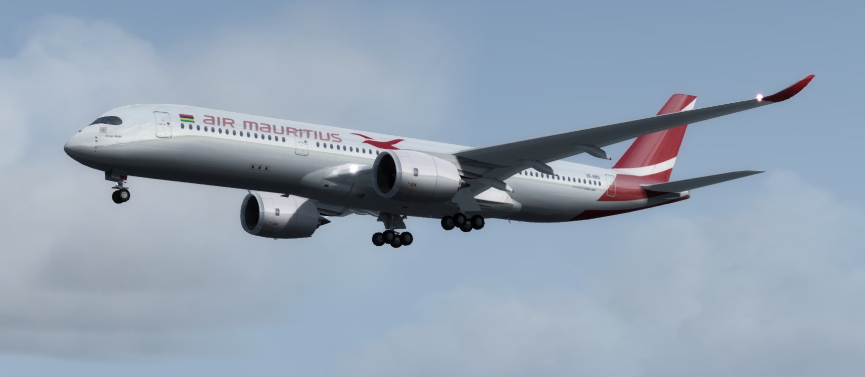 More images for FSX%2FP3D+Airbus+A350-900XWB+Air+Mauritius+package+v2