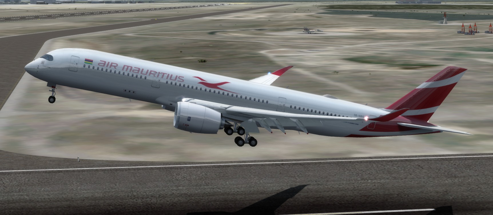 More images for FSX%2FP3D+Airbus+A350-900XWB+Air+Mauritius+package+v2
