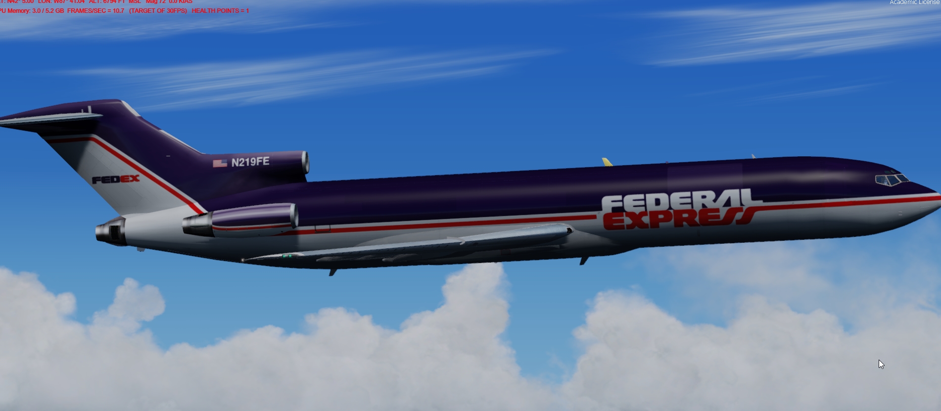More images for FSX%2FP3D++Boeing+727-200F+FedEx+1990+livery+package+v2