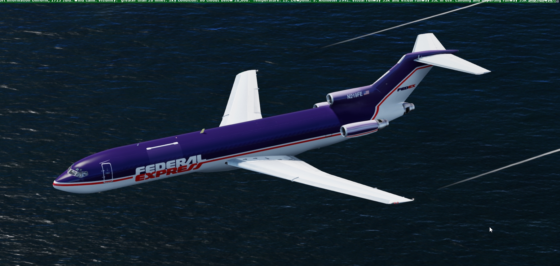 More images for FSX%2FP3D++Boeing+727-200F+FedEx+1990+livery+package+v2