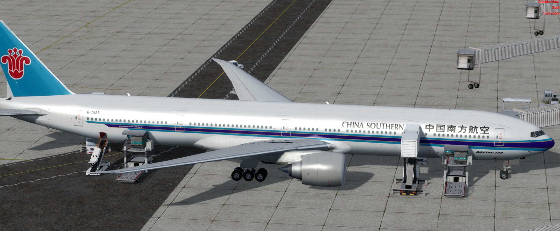 More images for FSX%2FP3D+Boeing+777-300ER+China+Southern+package+v2