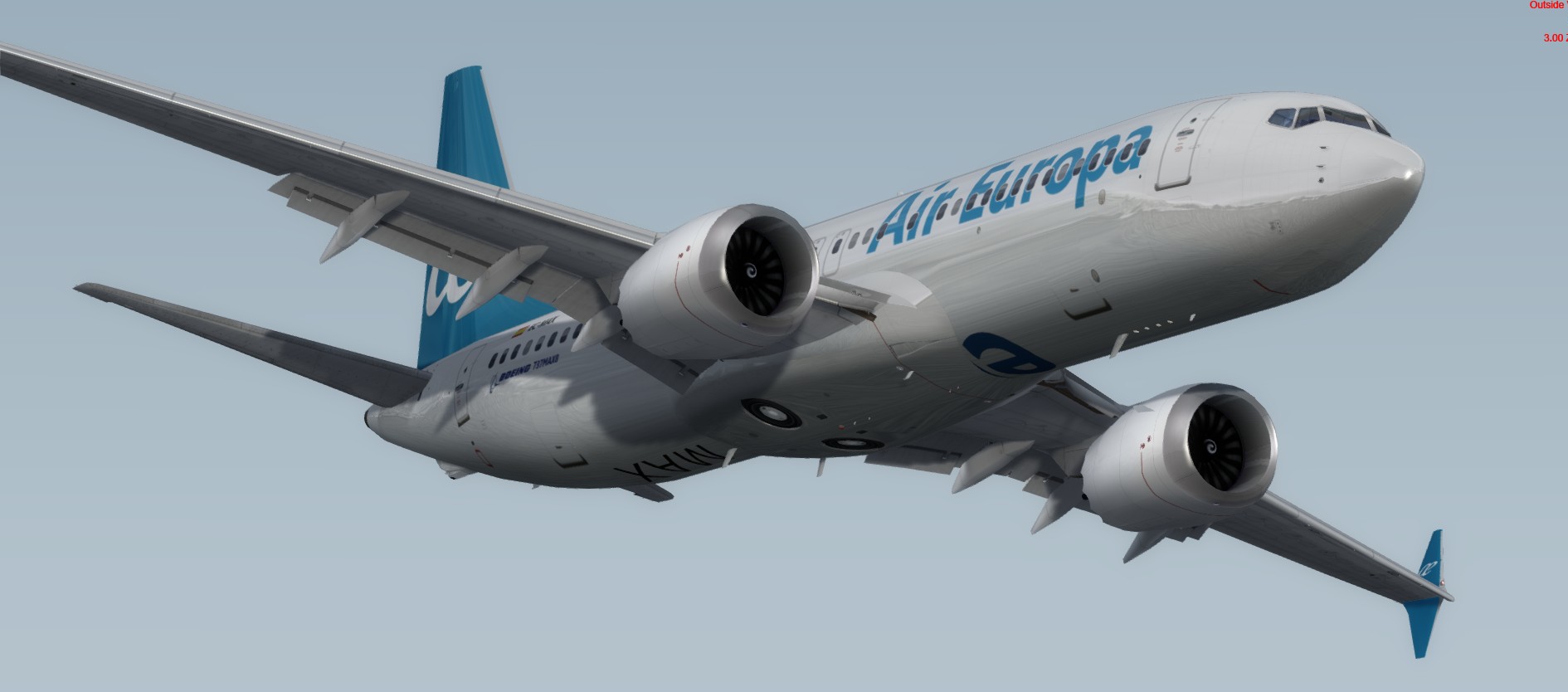 More images for FSX%2FP3D+Boeing+737-Max+8+Air+Europa++package+with+Max+VC.