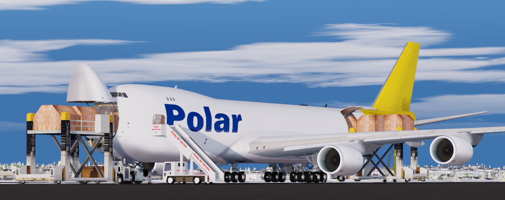 More images for P3D%2FFSX+Boeing+747-8F+DHL+%2F+Polar+Air+package+v2