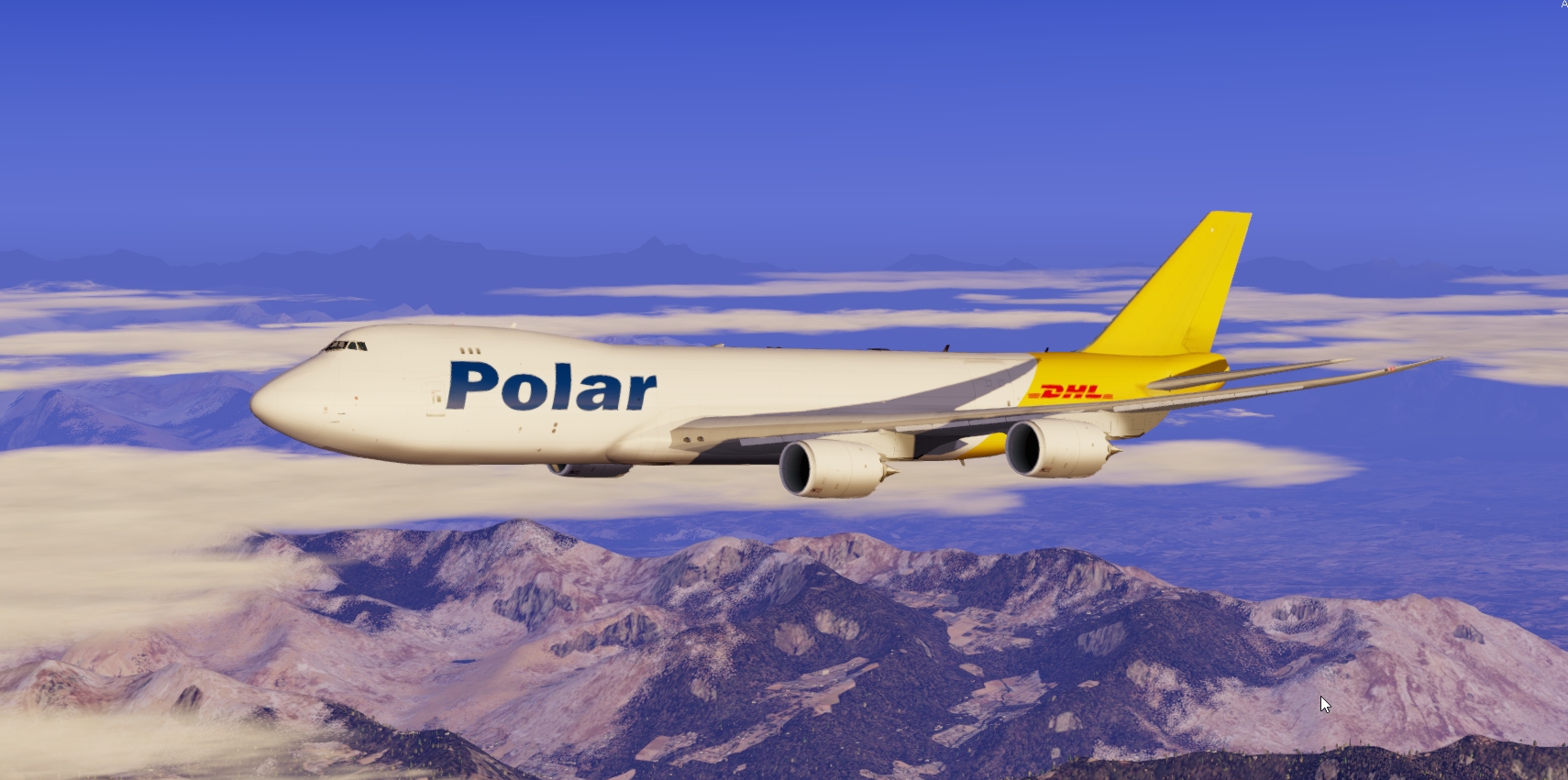 More images for P3D%2FFSX+Boeing+747-8F+DHL+%2F+Polar+Air+package+v2