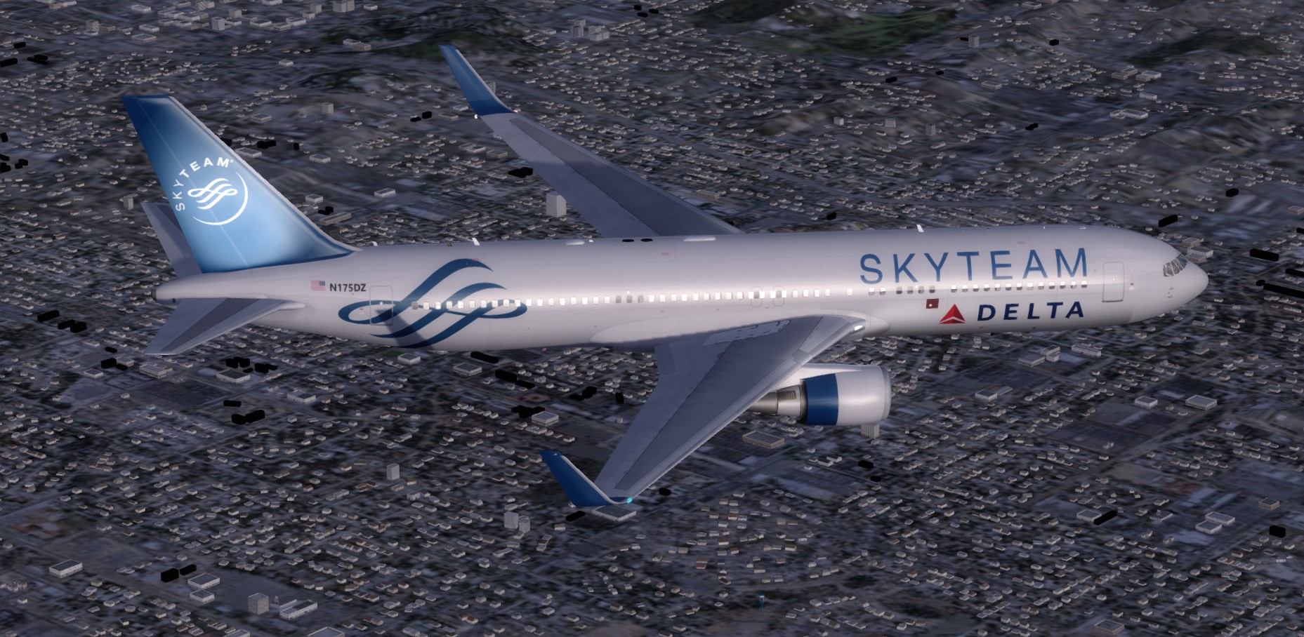 More images for FSX%2FP3D+Boeing+767-300ER+Delta+Skyteam+package+v2