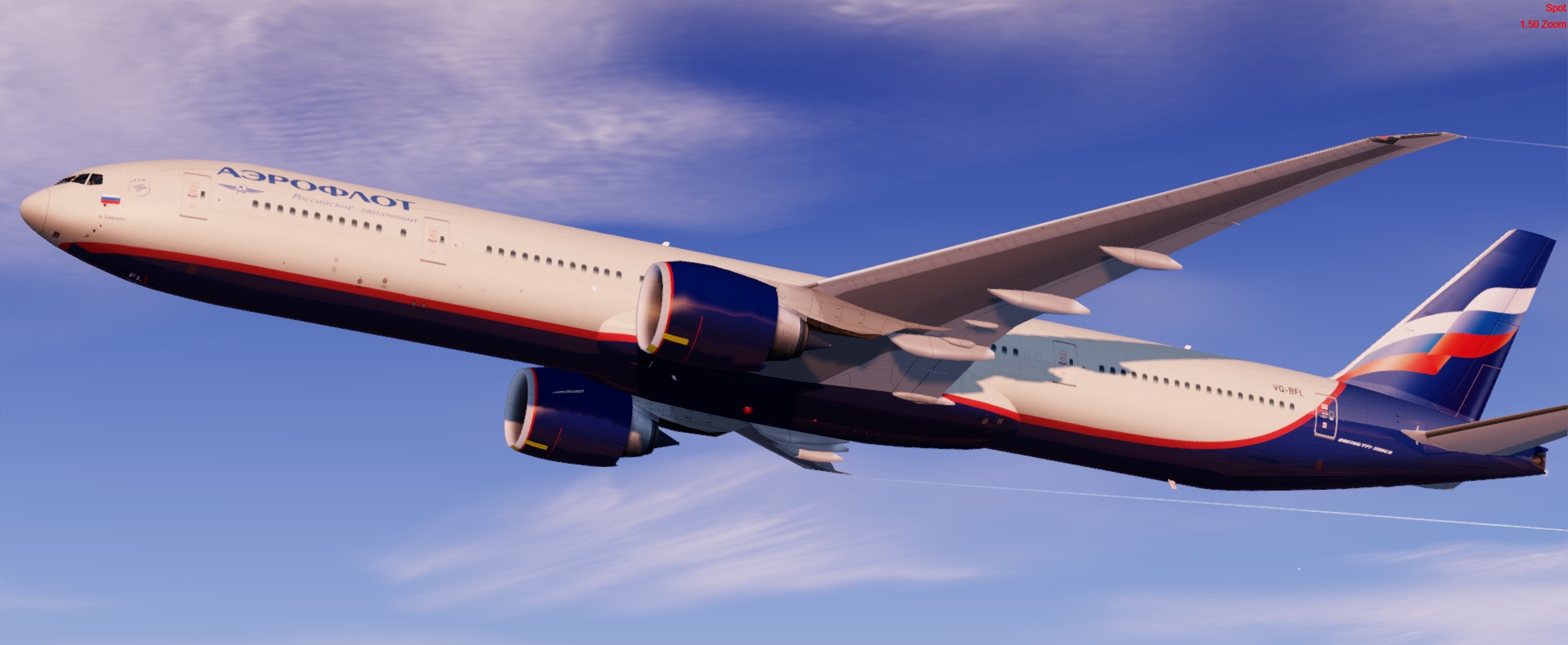 More images for FSX%2FP3D++Boeing+777-300ER+Aeroflot+2021+updated+package