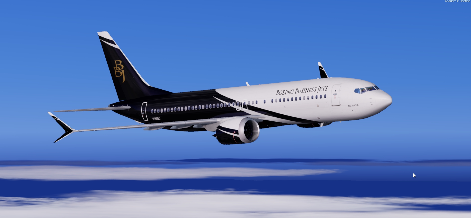 More images for FSX%2FP3D+Boeing+737-Max+8+Boeing+Business+Jets+package ...