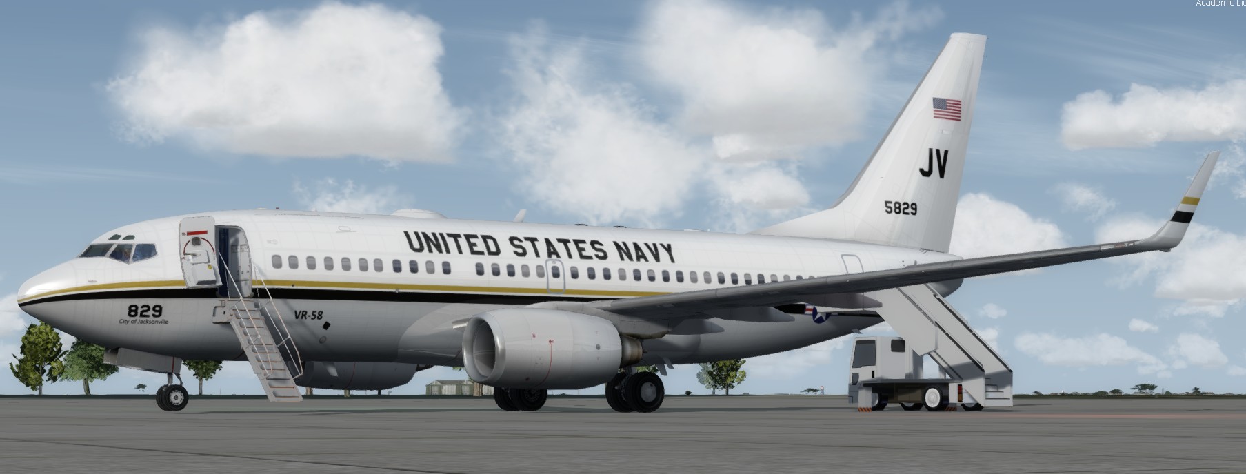 More images for FSX%2FP3D+Boeing+C-40A+VR-58+US+Navy+Reserve+Squadron+package+v2