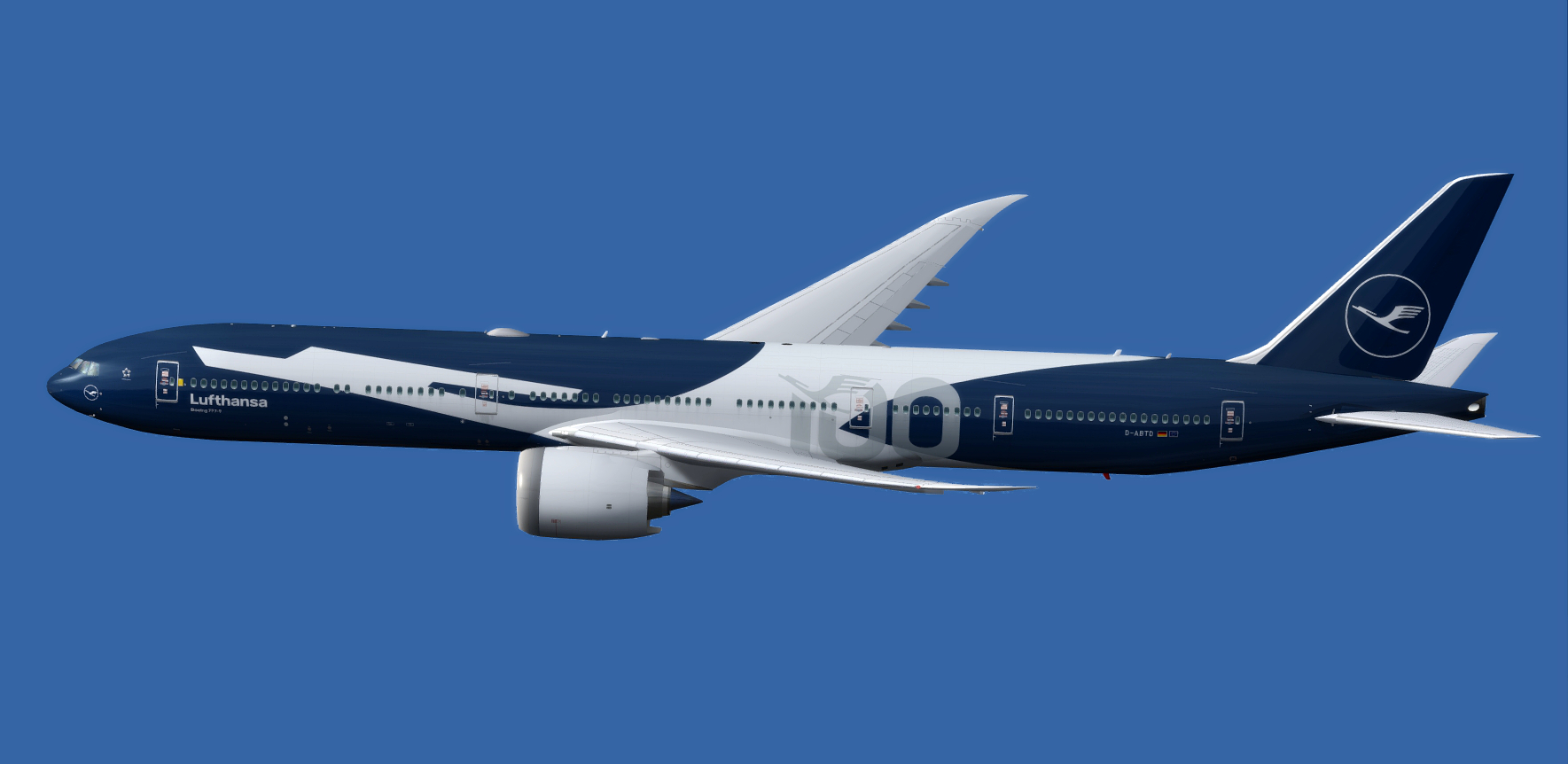 More images for FS2004%2FFSX+Lufthansa+%22100th+Anniversary%22+Boeing+ ...