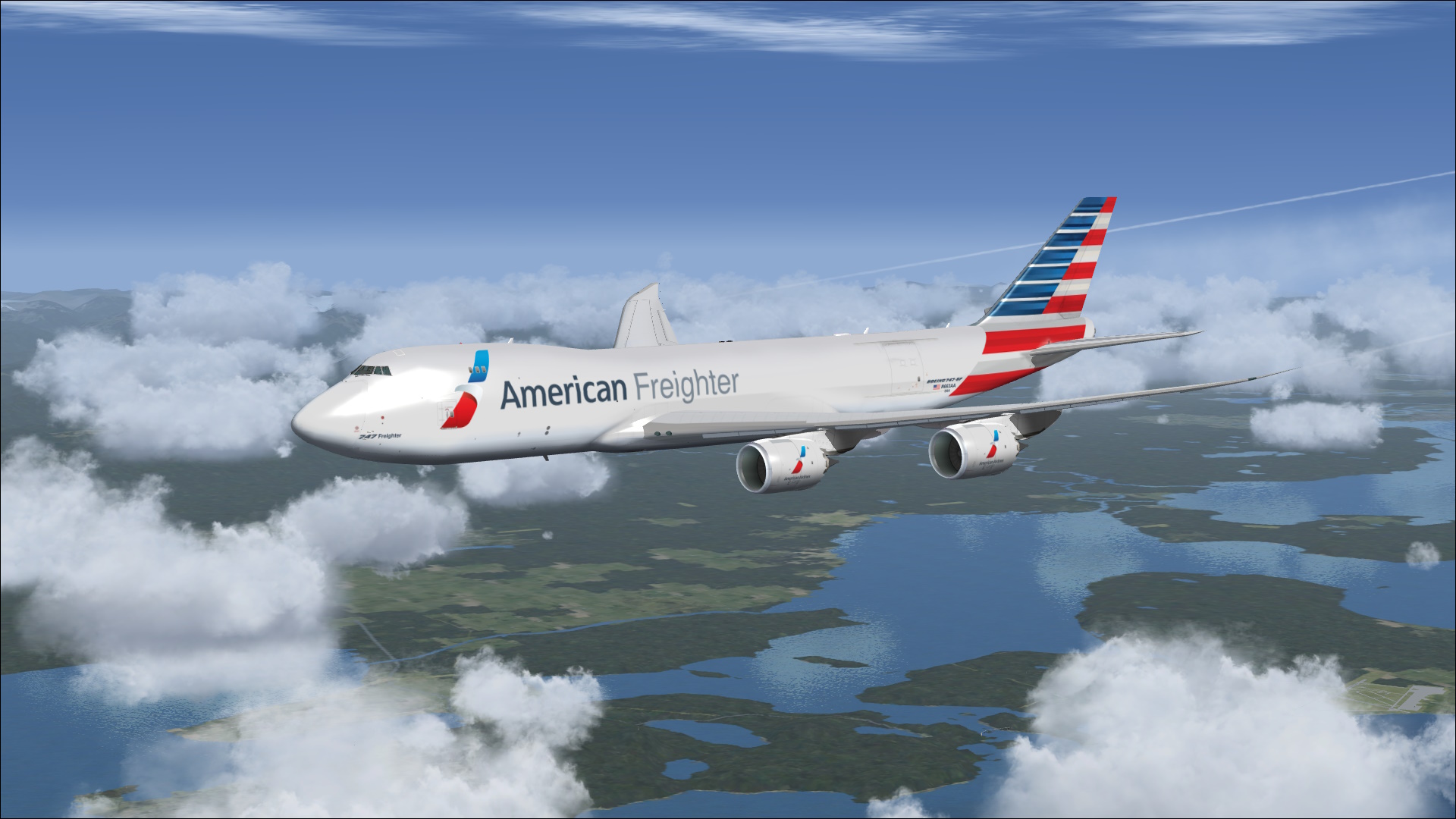 More images for FSX%2FP3D+American+Airlines+Boeing+747-8F+%28American ...